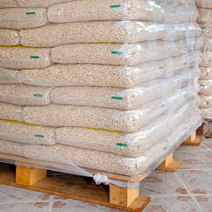Packaging and Loading A1 Wood Pellets for Clients - SG wood AB
